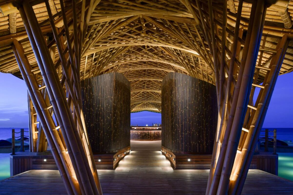 Atelier Nomadic Designs Stingray Overwater Restaurant in Maldives