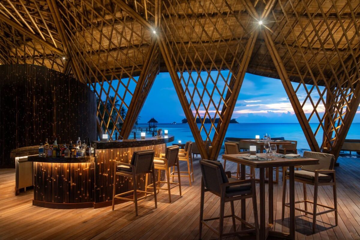 Atelier Nomadic Designs Stingray Overwater Restaurant in Maldives