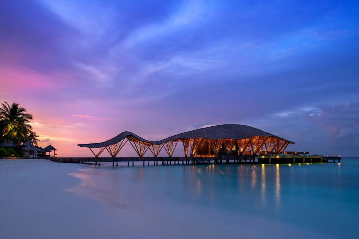 Atelier Nomadic Designs Stingray Overwater Restaurant in Maldives