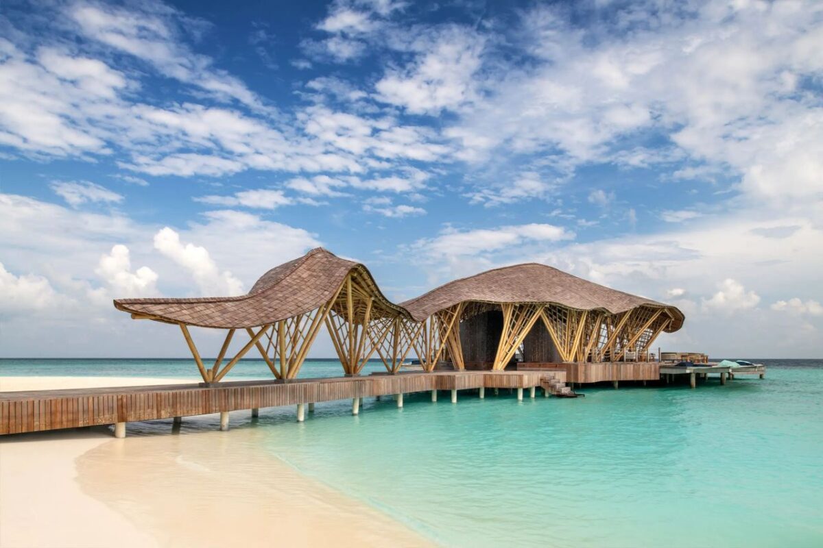 Atelier Nomadic Designs Stingray Overwater Restaurant in Maldives