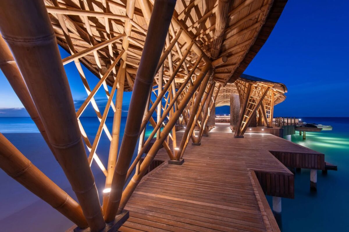 Atelier Nomadic Designs Stingray Overwater Restaurant in Maldives