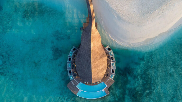 Atelier Nomadic Designs Stingray Overwater Restaurant in Maldives