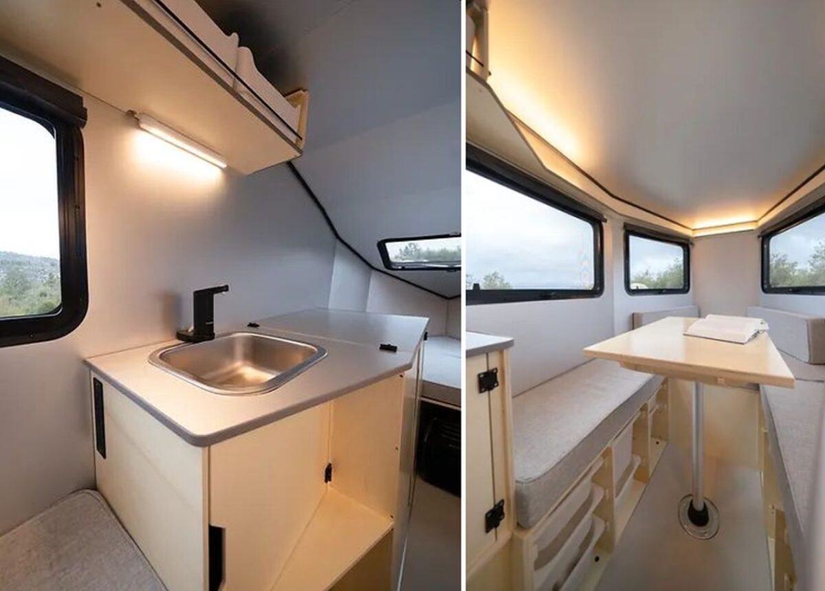 Spacious Polydrops P21 Teardrop Trailer has Aerodynamic Design