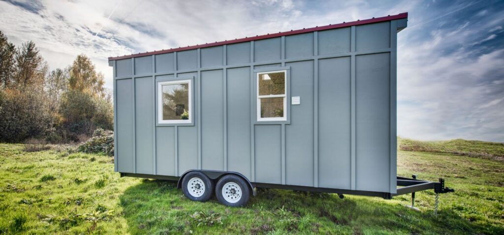 Red Door Tiny House Offers Elementary Living in Small Footprint
