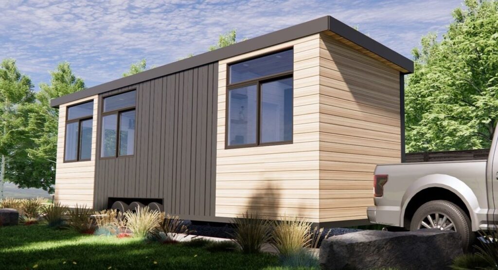 Single-Level Sojourn Tiny House Makes a Comfy Permanent Home