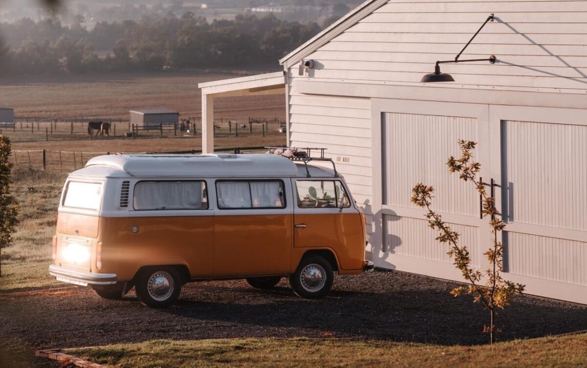 Couple Restores 1975 VW as Family Home With Pop-Up Roof