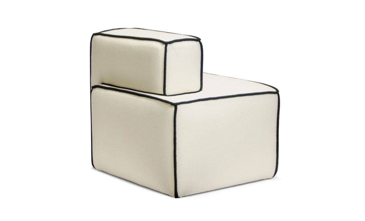 Thread Sofa Uses Carpet Overlocking for Intricate 3D Design