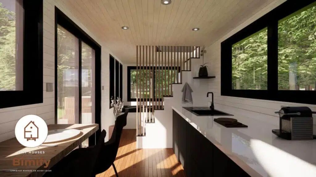 Tiny Castle 840 House Flaunts Two Bedrooms and Roof Terrace
