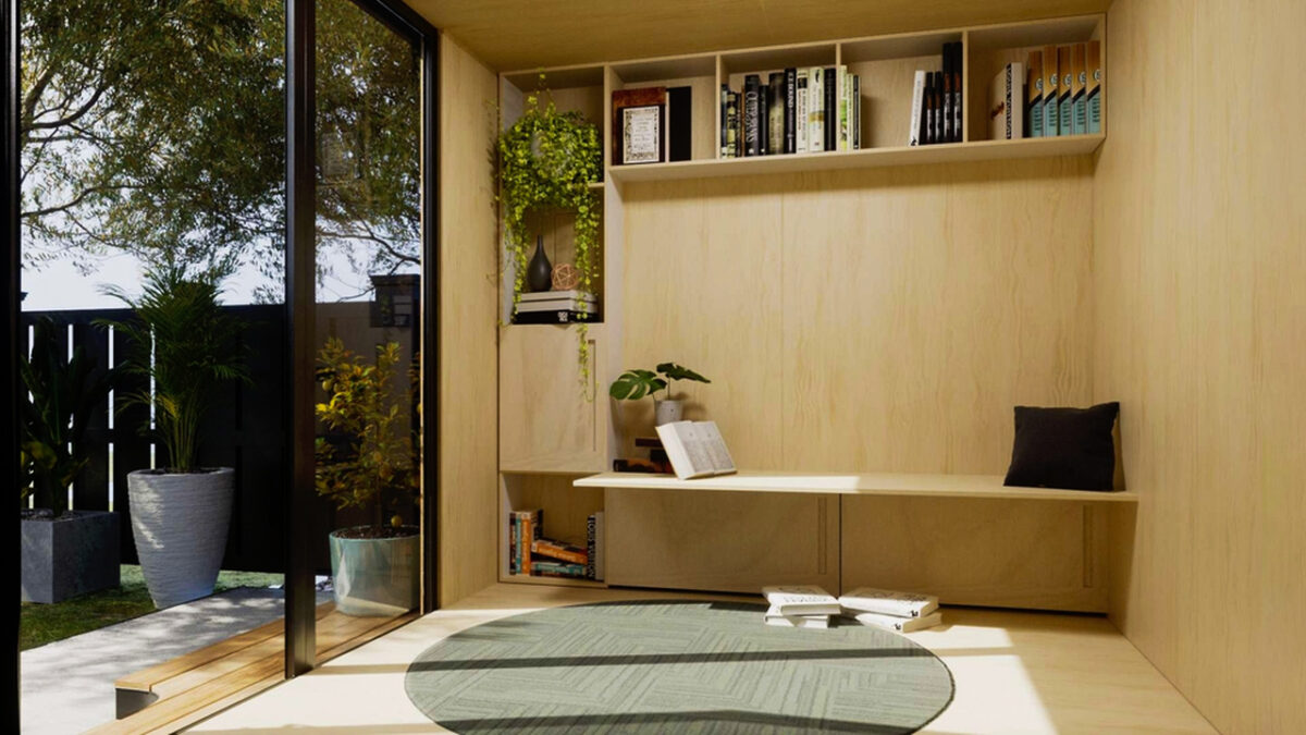 WorkPod Lite is Versatile Backyard Tiny Shed for Workaholics