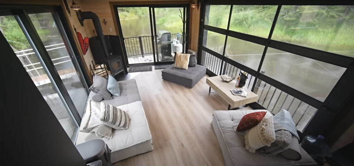 Bora Boreal Floating Tiny House is Off-Grid Retreat in Quebec