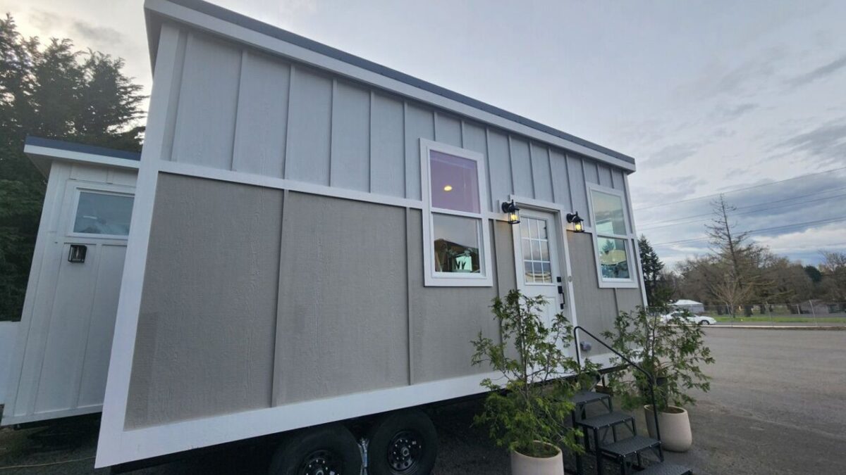 $50K Brookside Tiny House Offers Versatile Interior With Office
