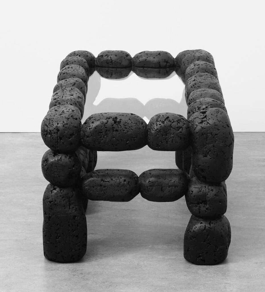 Low-Lying DOL Coffee Table Uses Recyclable Expanded Cork