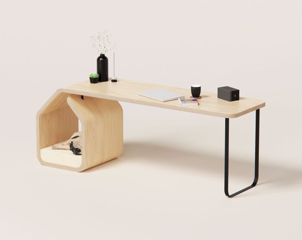 Dog Hut Desk is Multifunctional Furniture With Fit-Anywhere Design