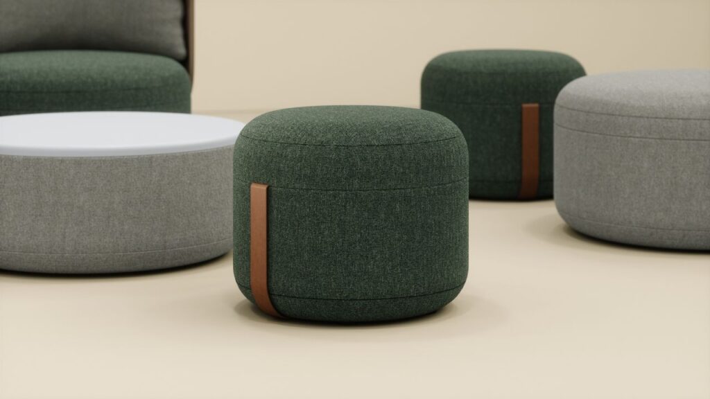 Dotti Lounge Collection for Modern Lounges has Minimalistic Flair