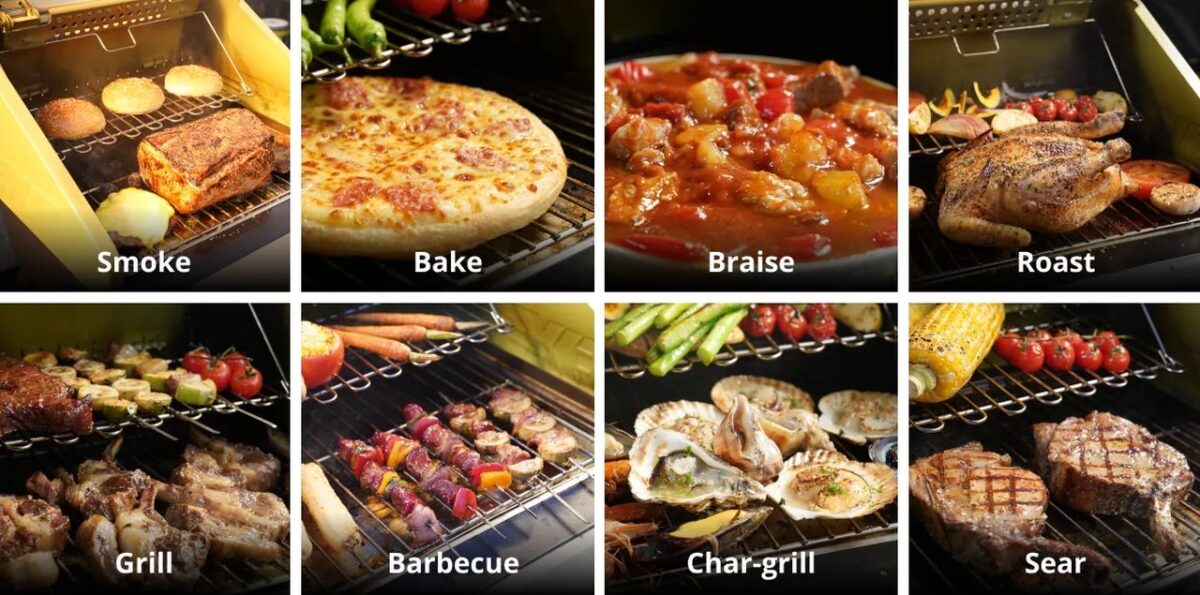 Fire'n'Go Pellet Grill’s Foldable Design Offers Eight Cooking Styles