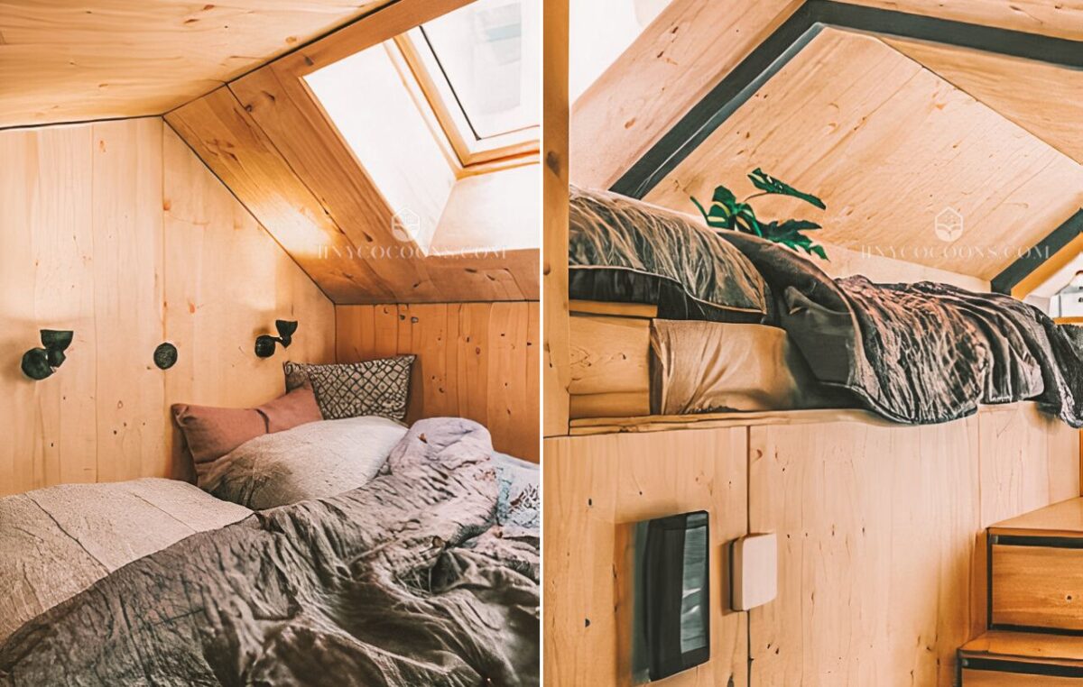 Freeman Tiny House Sleeps up to Eight People in Three Bedrooms