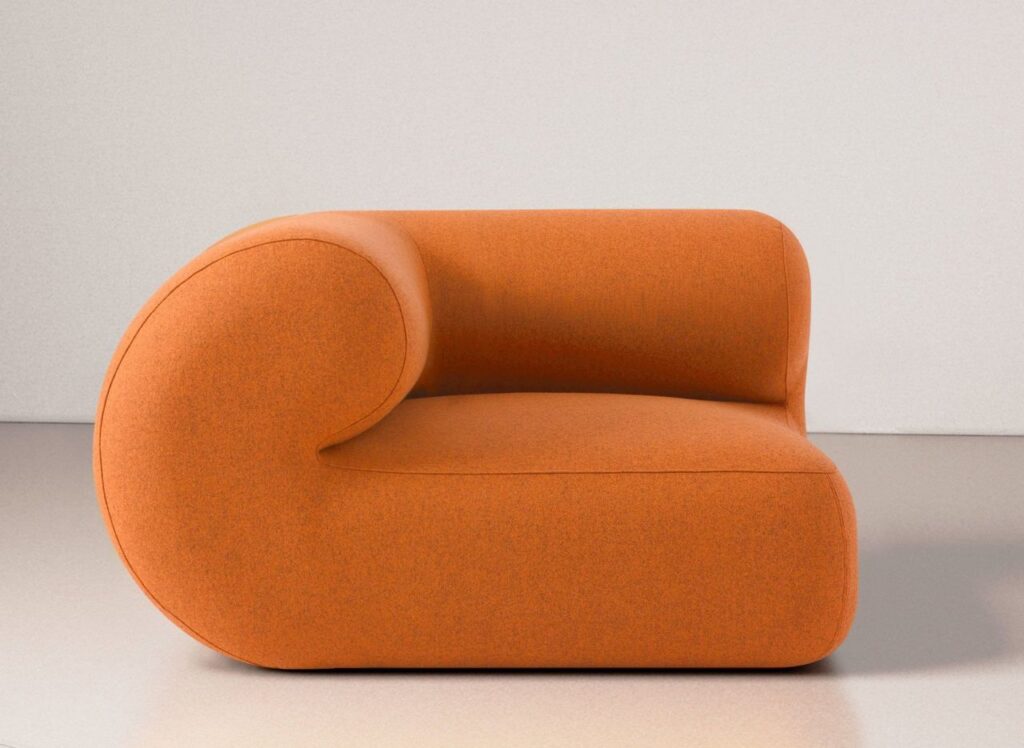 Michelin Sofa Finds Inspiration in Curves and Folds of Human Skin