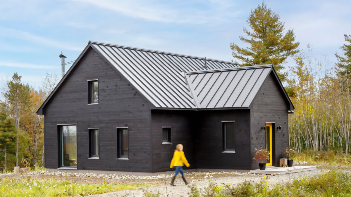 1200 Model is Passive House is Built Using Prefabricated Panels