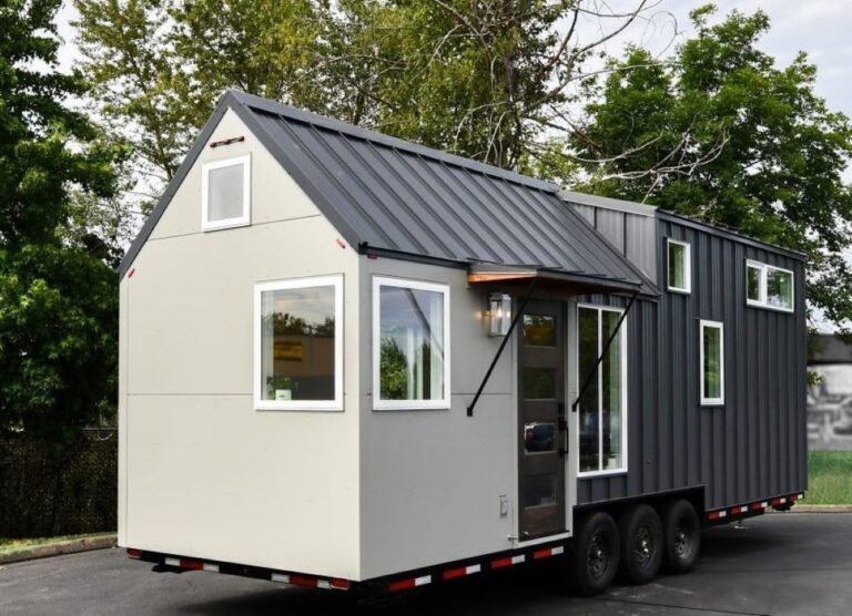 Payette Urban Tiny House has Hidden Main-Floor Bedroom, Two Lofts