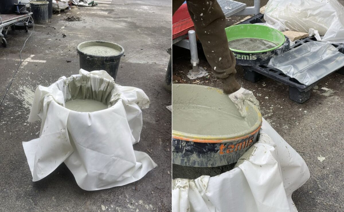 Soft Soil Daybed Uses Wet Clay Padding With Plastic Upholstery