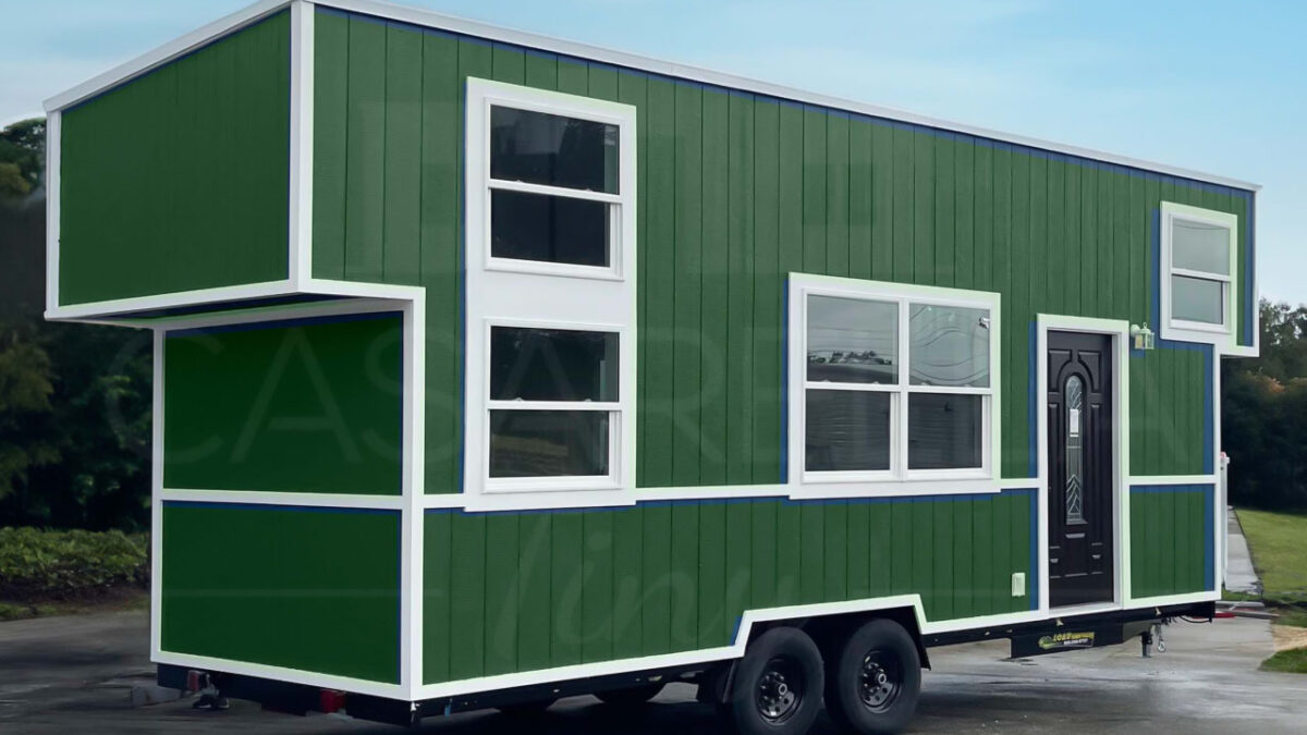 238 SF Tiny House Embraces Single-Floor, Minimalistic Layout