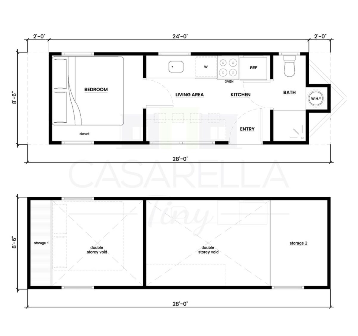 238 SF Tiny House Embraces Single-Floor, Minimalistic Layout