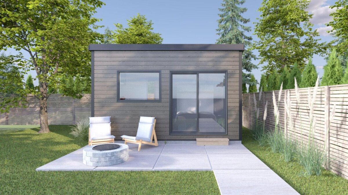 $70K ADU Mini 16 is Your Perfectly Downsized Backyard Dwelling