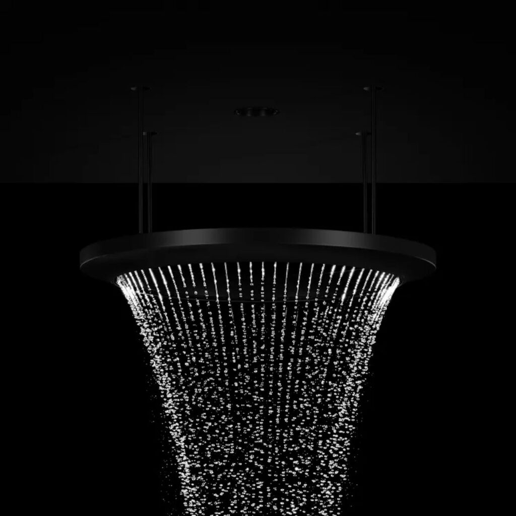 Aquahalo Shower Flaunts Ring-Shaped Inverted Fountain Design
