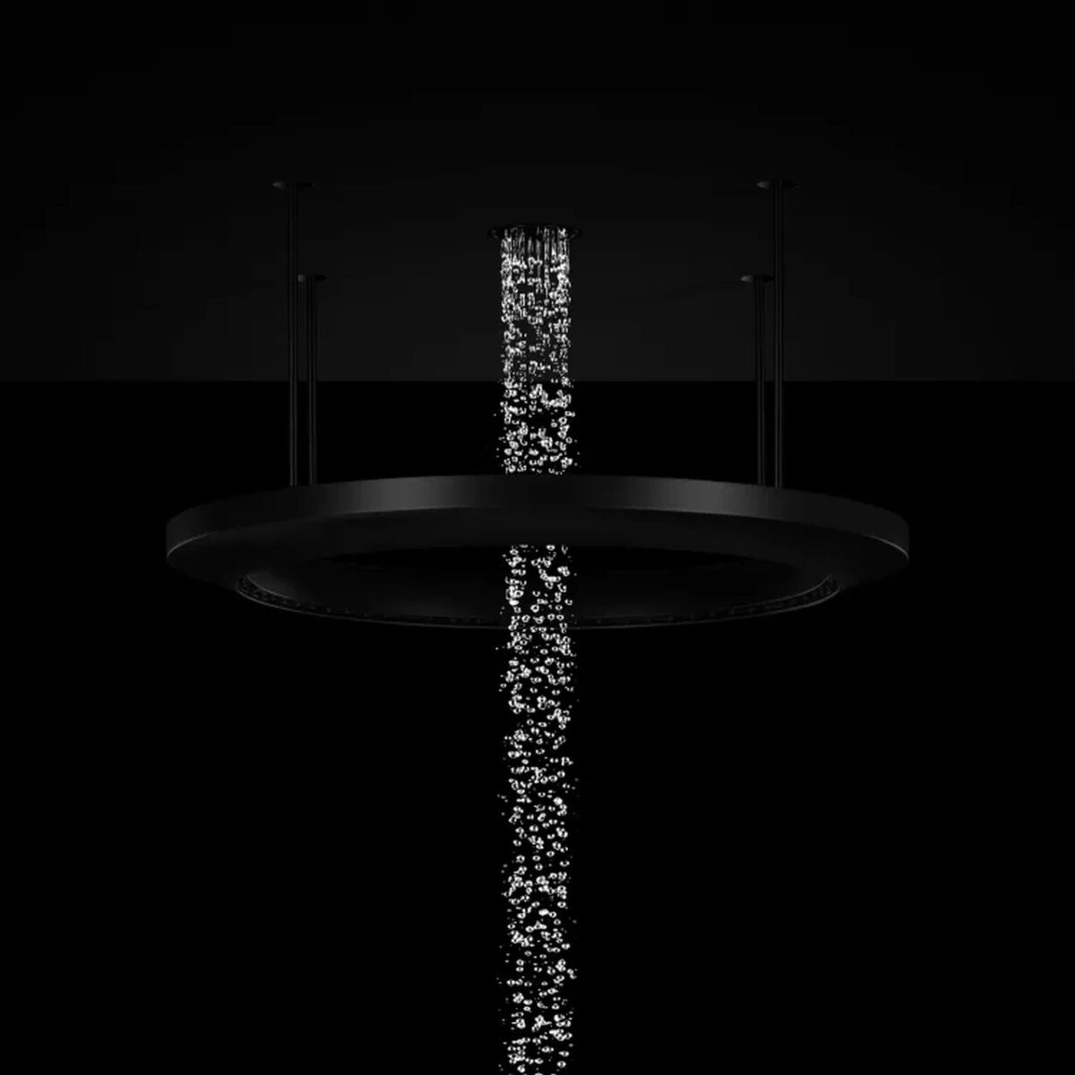 Aquahalo Shower Flaunts Ring-Shaped Inverted Fountain Design