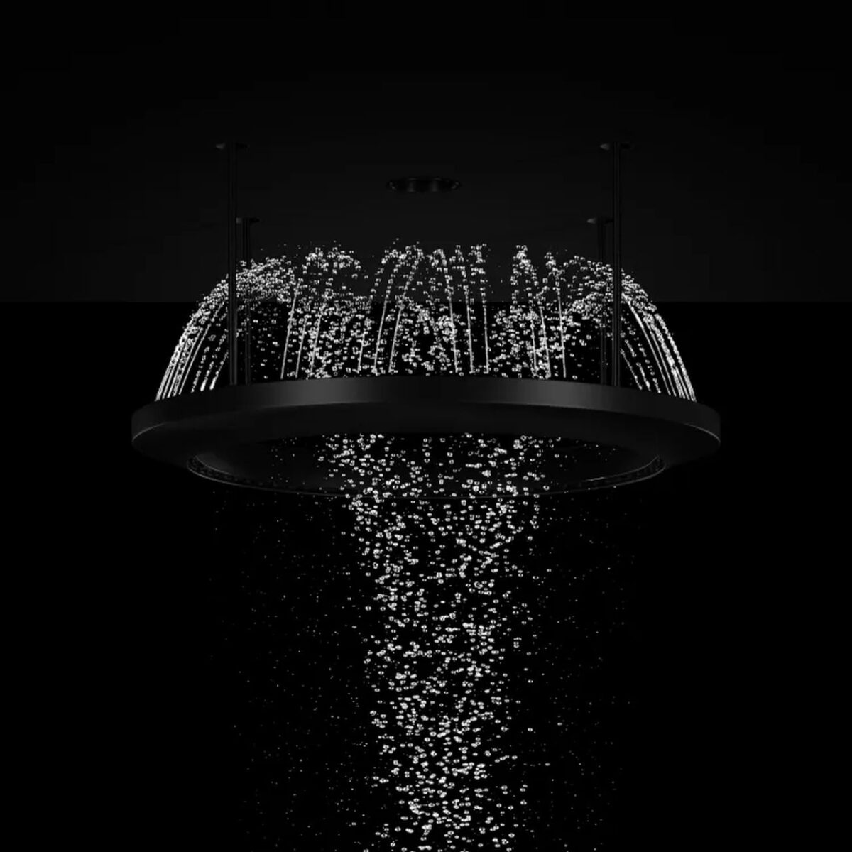 Aquahalo Shower Flaunts Ring-Shaped Inverted Fountain Design