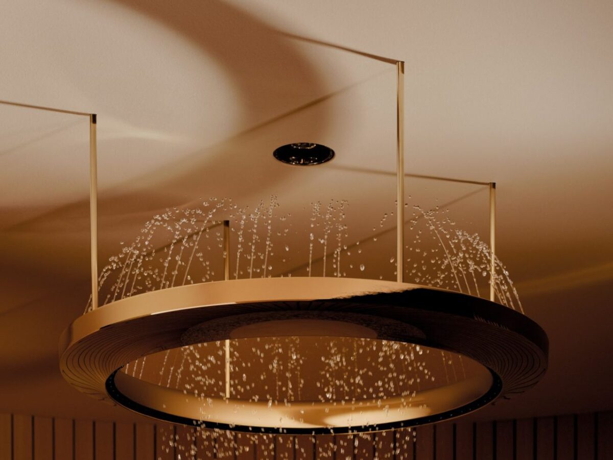 Aquahalo Shower Flaunts Ring-Shaped Inverted Fountain Design