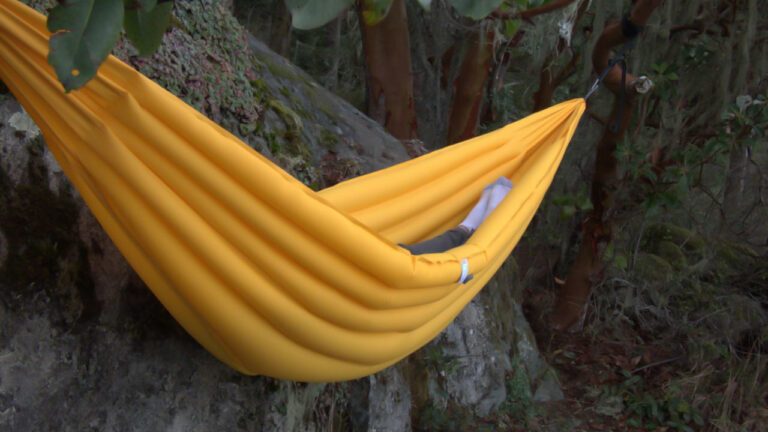 Atmos Inflatable Hammock has Insulated Air Channels