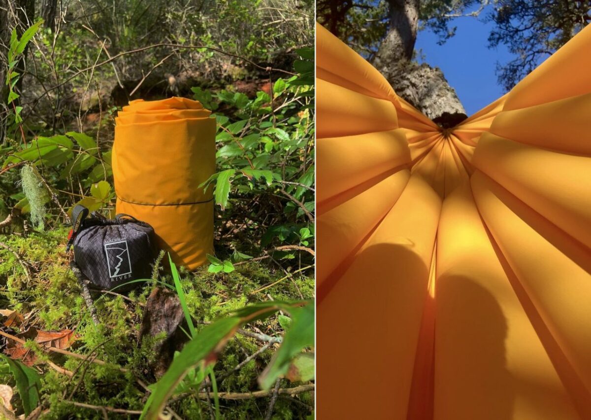 Atmos Inflatable Hammock has Insulated Air Channels