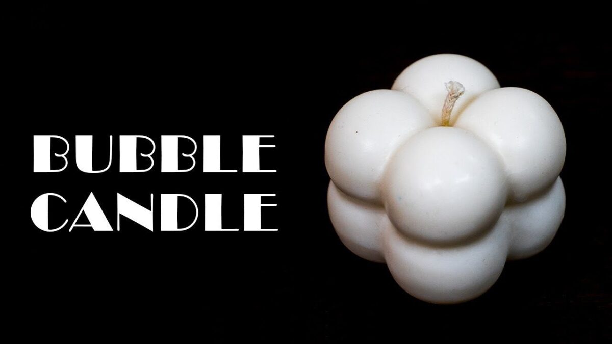 DIY Bubble Candle Tutorial With Video