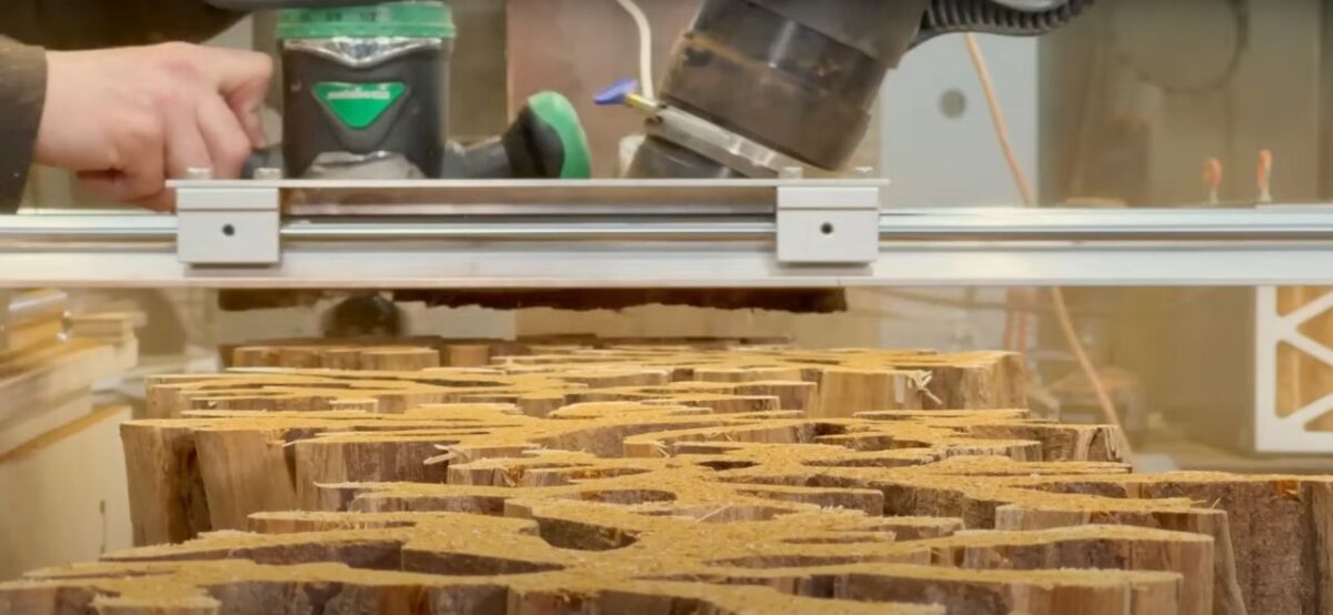 Swamp Wood Epoxy Table Sports Unique Mangrove Root Profile