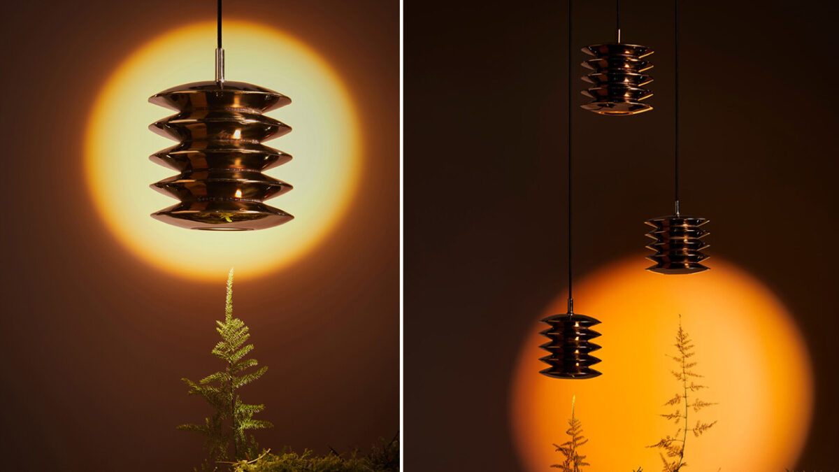 Harmonica Lamp Takes Completely Recyclable Accordion Shape