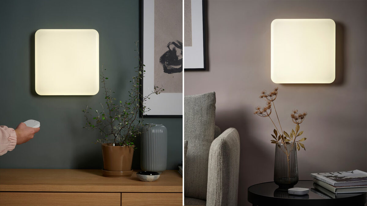 IKEA Jetstrom LED Wall Light Offers Dimmable and Color Options