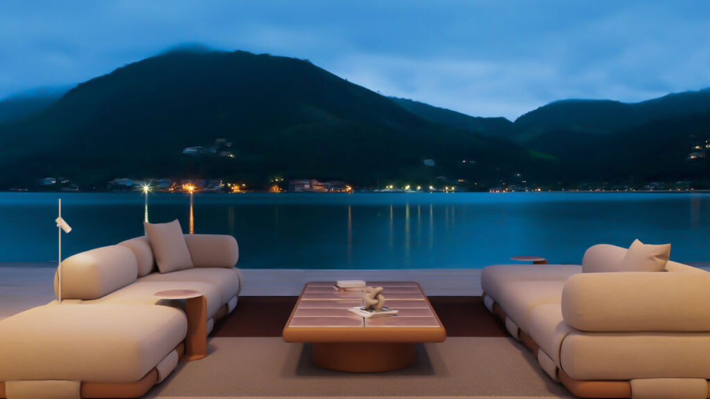 Kettal Insula Modular Sofa Offers Multiple Backrest Configurations