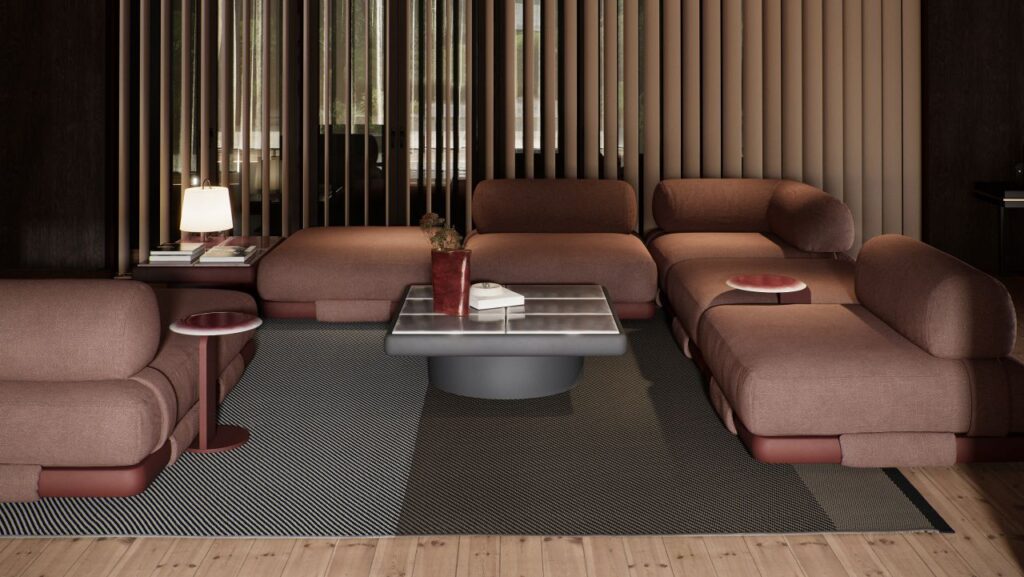 Kettal Insula Modular Sofa Offers Multiple Backrest Configurations