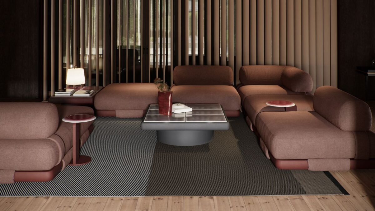 Kettal Insula Modular Sofa Offers Multiple Backrest Configurations