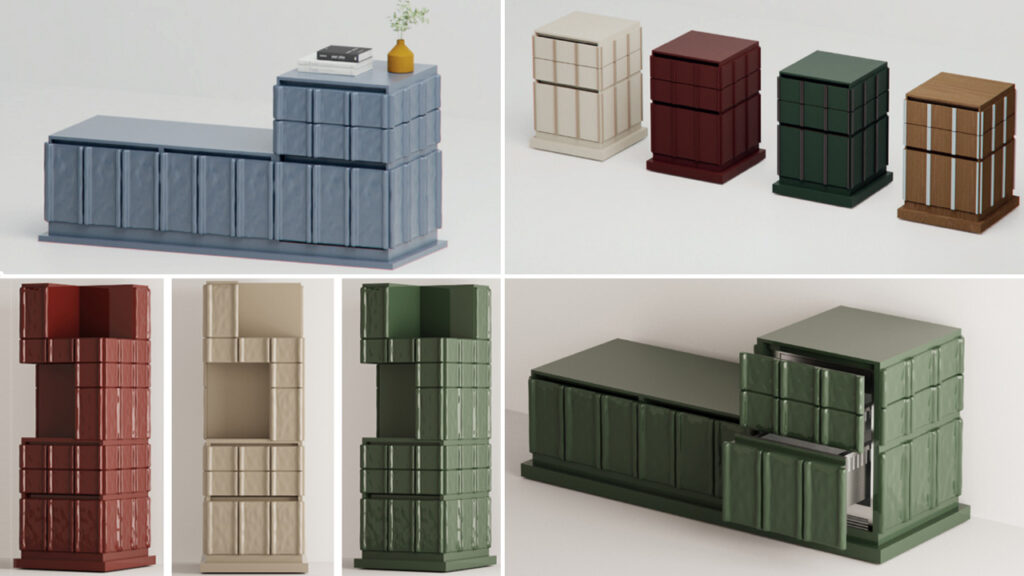 Mantle Modular Cabinet is Undercounter Convertible Fridge in Hiding