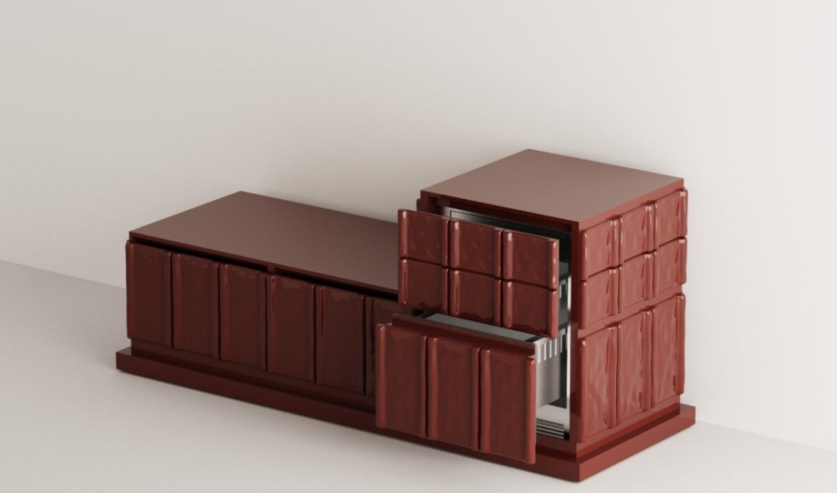 Mantle Modular Cabinet is Undercounter Convertible Fridge in Hiding