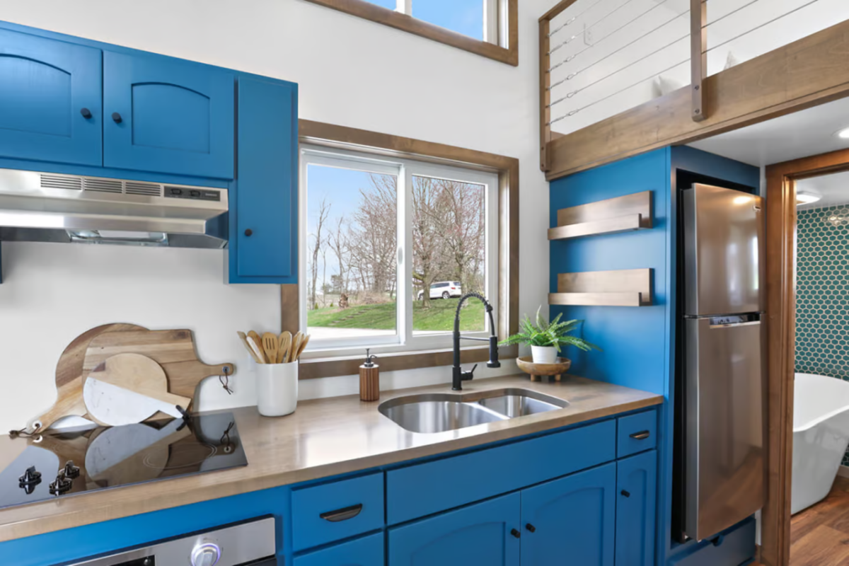 Mi Casita Tiny House has Spa-Like Bathroom, Main-Floor Bedroom