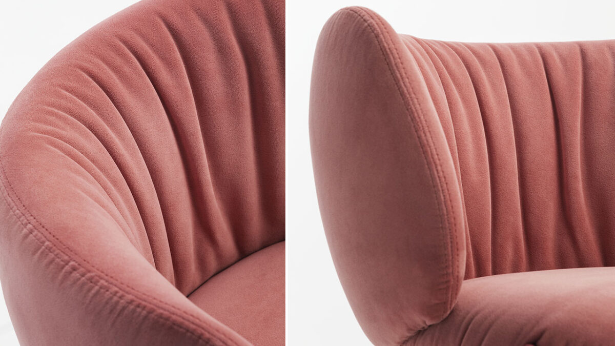 Mys Chair Plush Seat for Modern Spaces With Soft Character