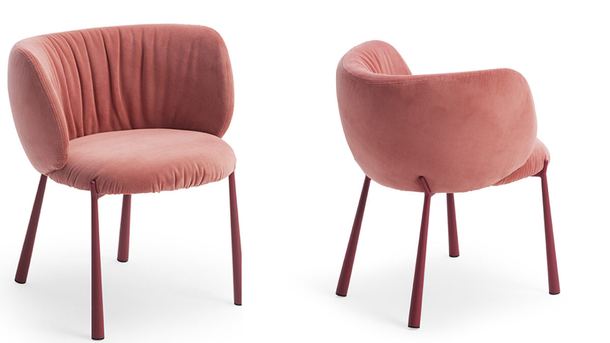 Mys Chair Plush Seat for Modern Spaces With Soft Character