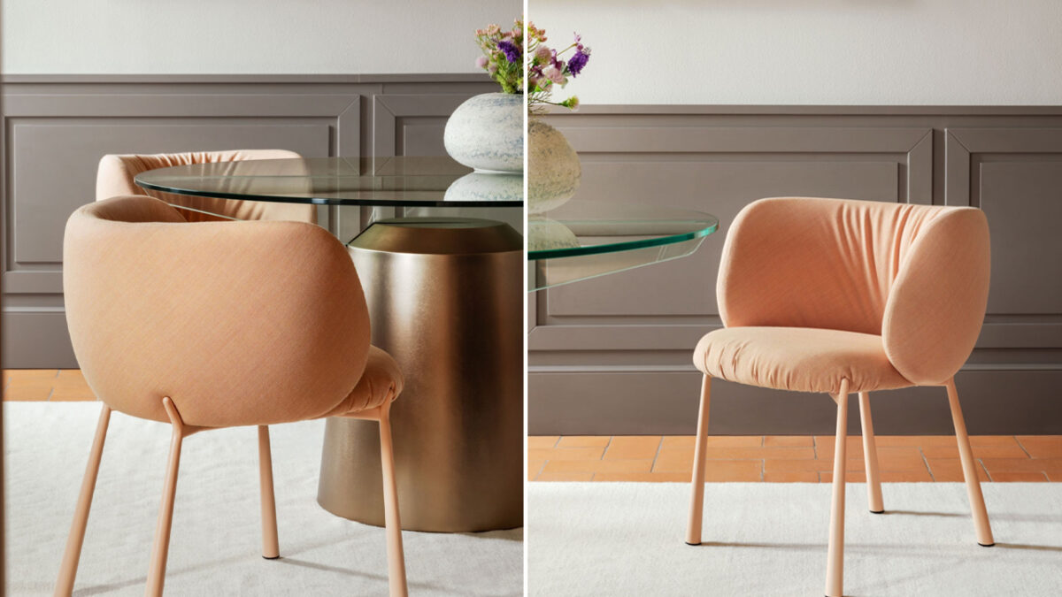 Mys Chair Plush Seat for Modern Spaces With Soft Character