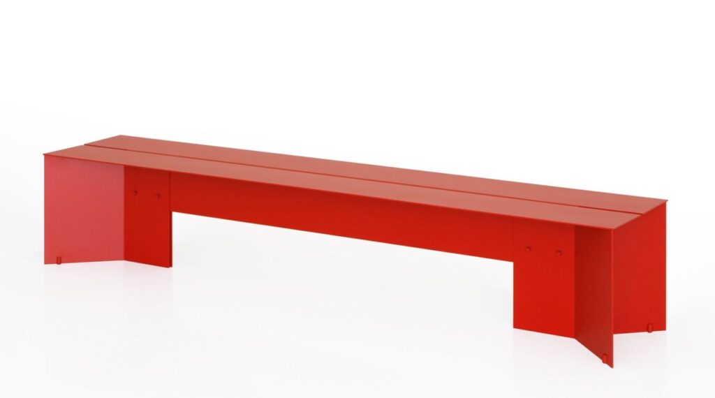 Monolithic Origata Bench is Inspired by Traditional Kimono Making