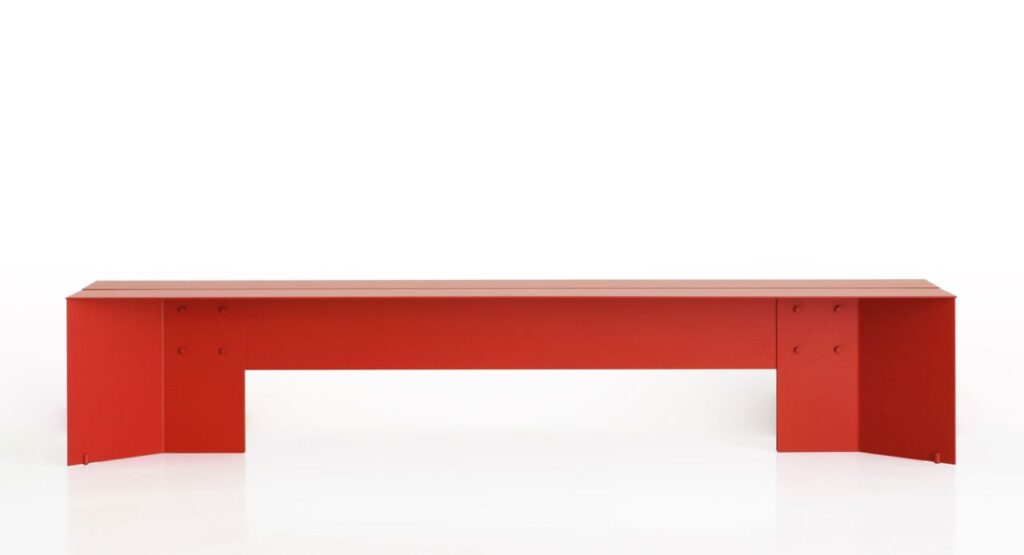 Monolithic Origata Bench is Inspired by Traditional Kimono Making