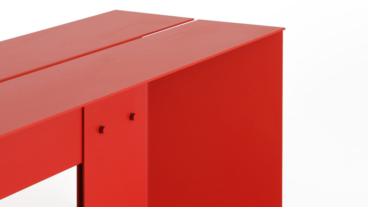 Monolithic Origata Bench is Inspired by Traditional Kimono Making