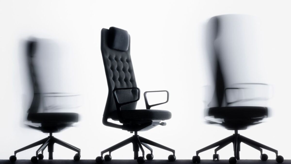 Porsche x Vitra Puts Pepita Fabric on Iconic Chairs Limited Edition
